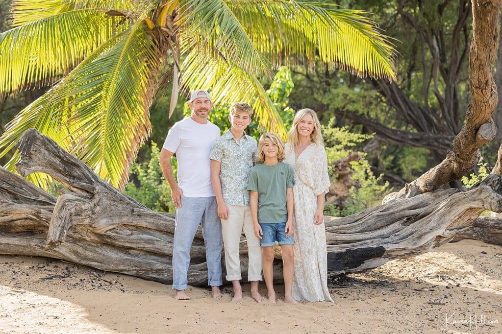 First Time Visitors - The McGonigle's Maui Family Portrait