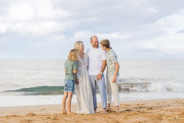 First Time Visitors - The McGonigle's Maui Family Portrait