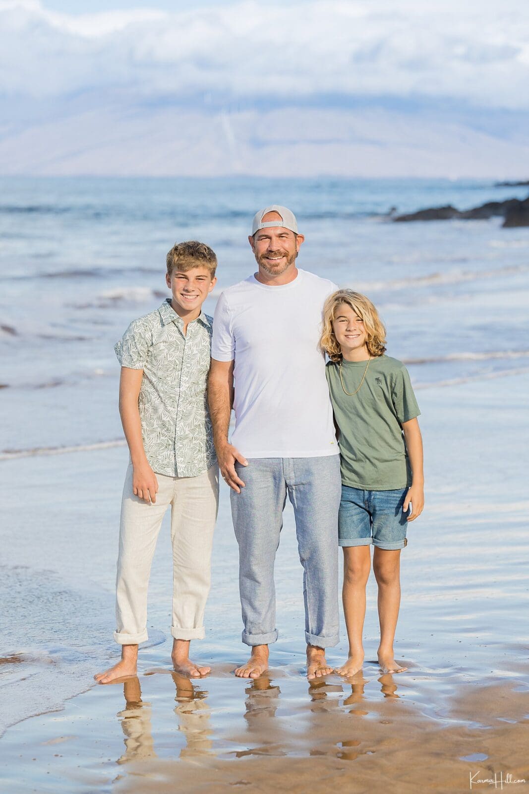 First Time Visitors - The McGonigle's Maui Family Portrait