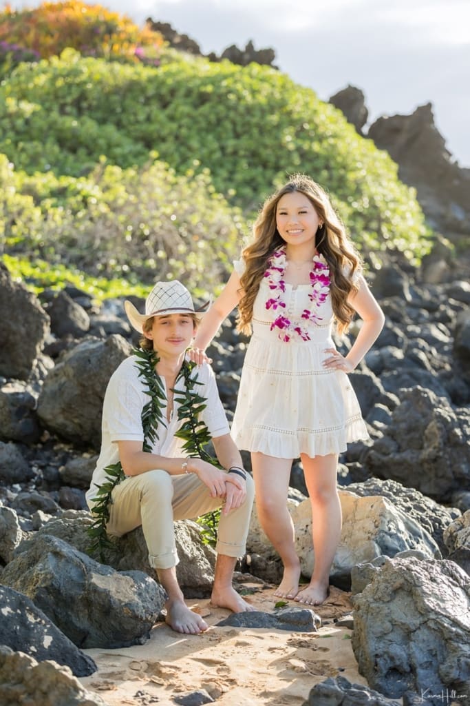 Family Support - Lily's Maui Senior Portrait