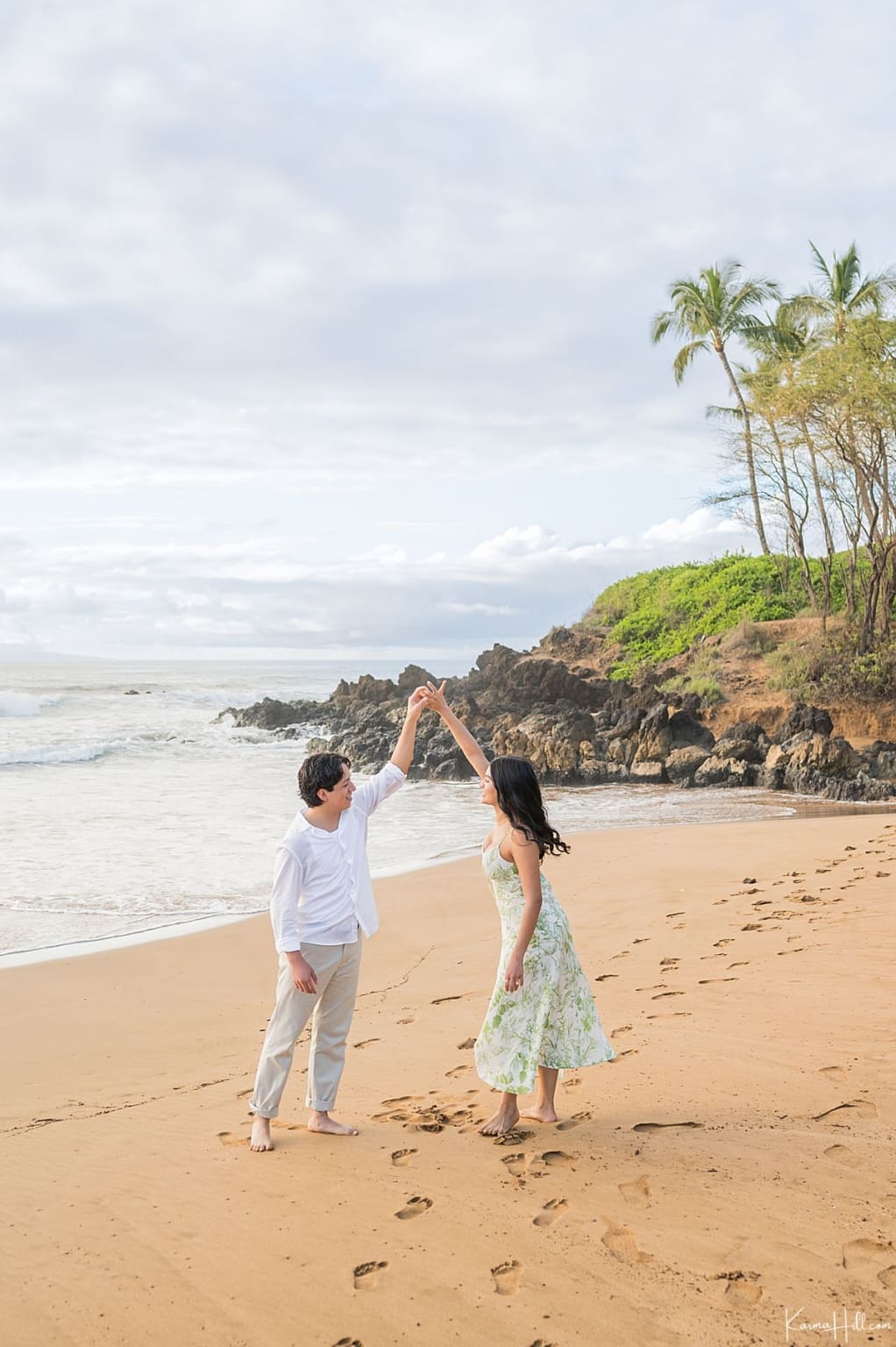 Two Of A Kind - Jonathan & Amanda's Maui Proposal Portrait