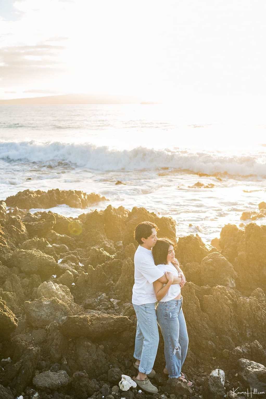 Two Of A Kind - Jonathan & Amanda's Maui Proposal Portrait