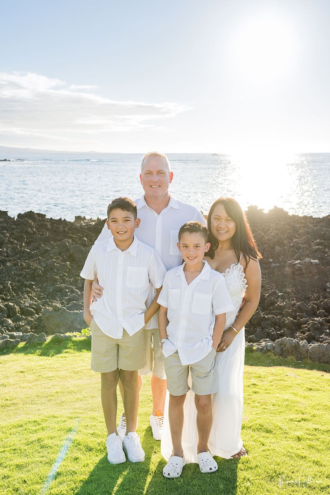 Unexpected Question - The Sarratt's Big Island Family Portrait