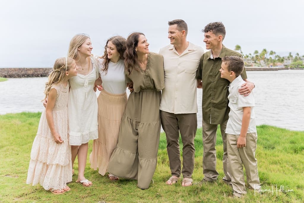 All Together Again- The Murie's Big Island Family Portrait
