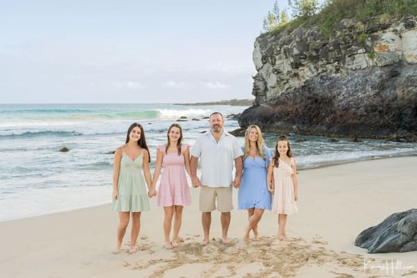 Spring Memories - The Frauhiger's Maui Family Portrait