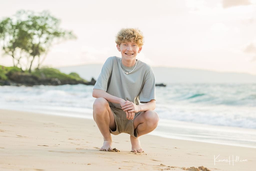 A Hawaiian Portrait Refresh - The Kinney's Maui Family Portrait