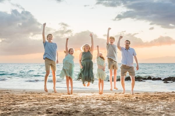 A Hawaiian Portrait Refresh - The Kinney's Maui Family Portrait