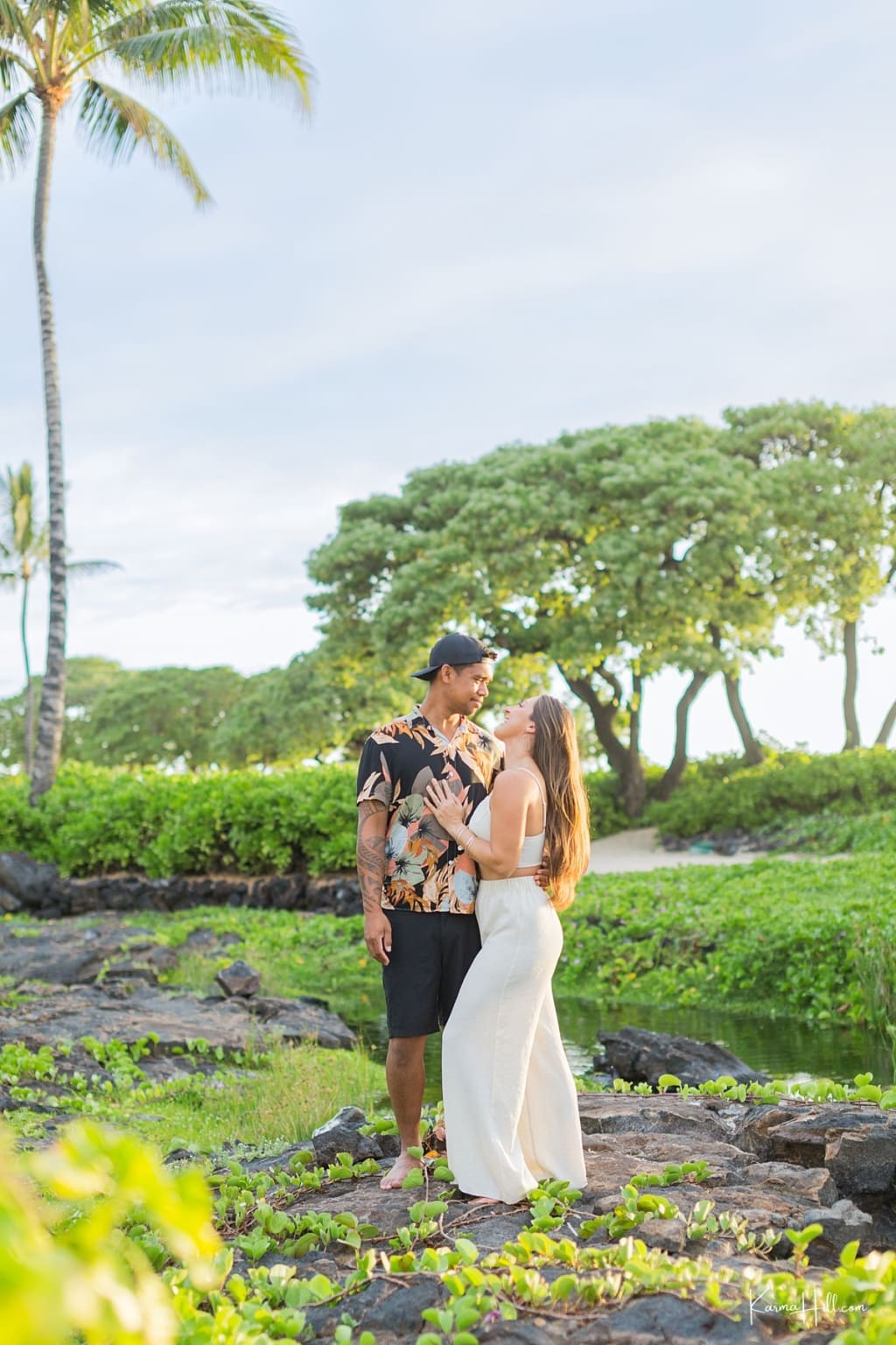 Local Love - Aria & Aika's Big Island Couples Portrait