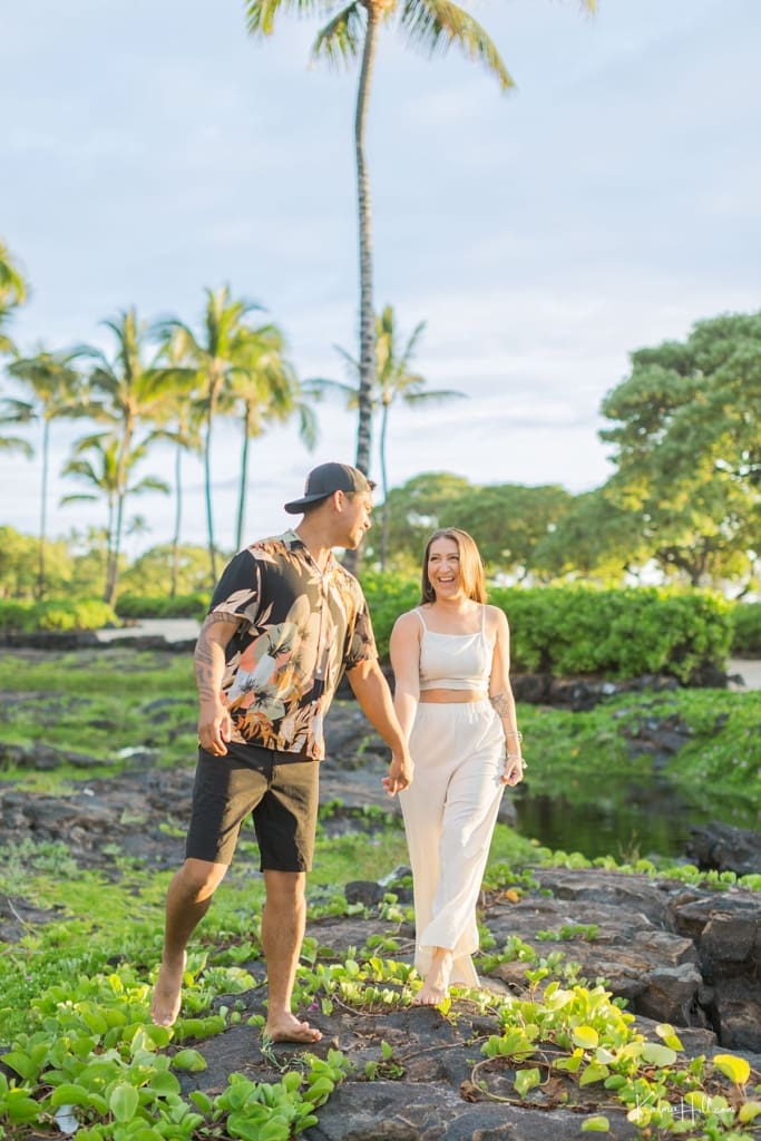 Local Love - Aria & Aika's Big Island Couples Portrait