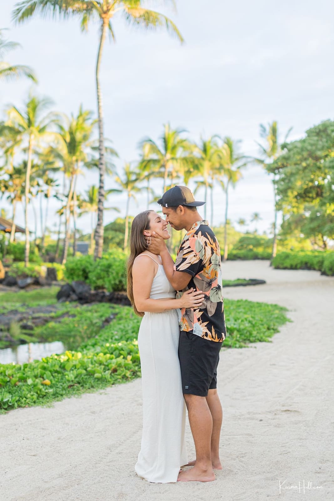 Local Love - Aria & Aika's Big Island Couples Portrait