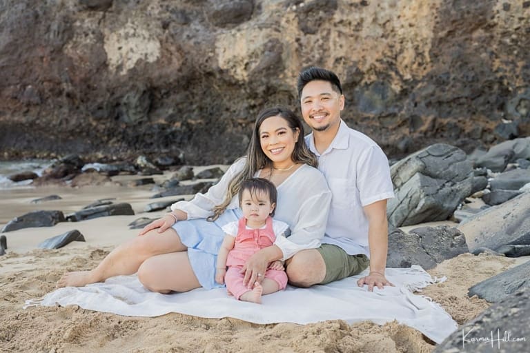 May Celebrations - The Reyes's Maui Family Portrait