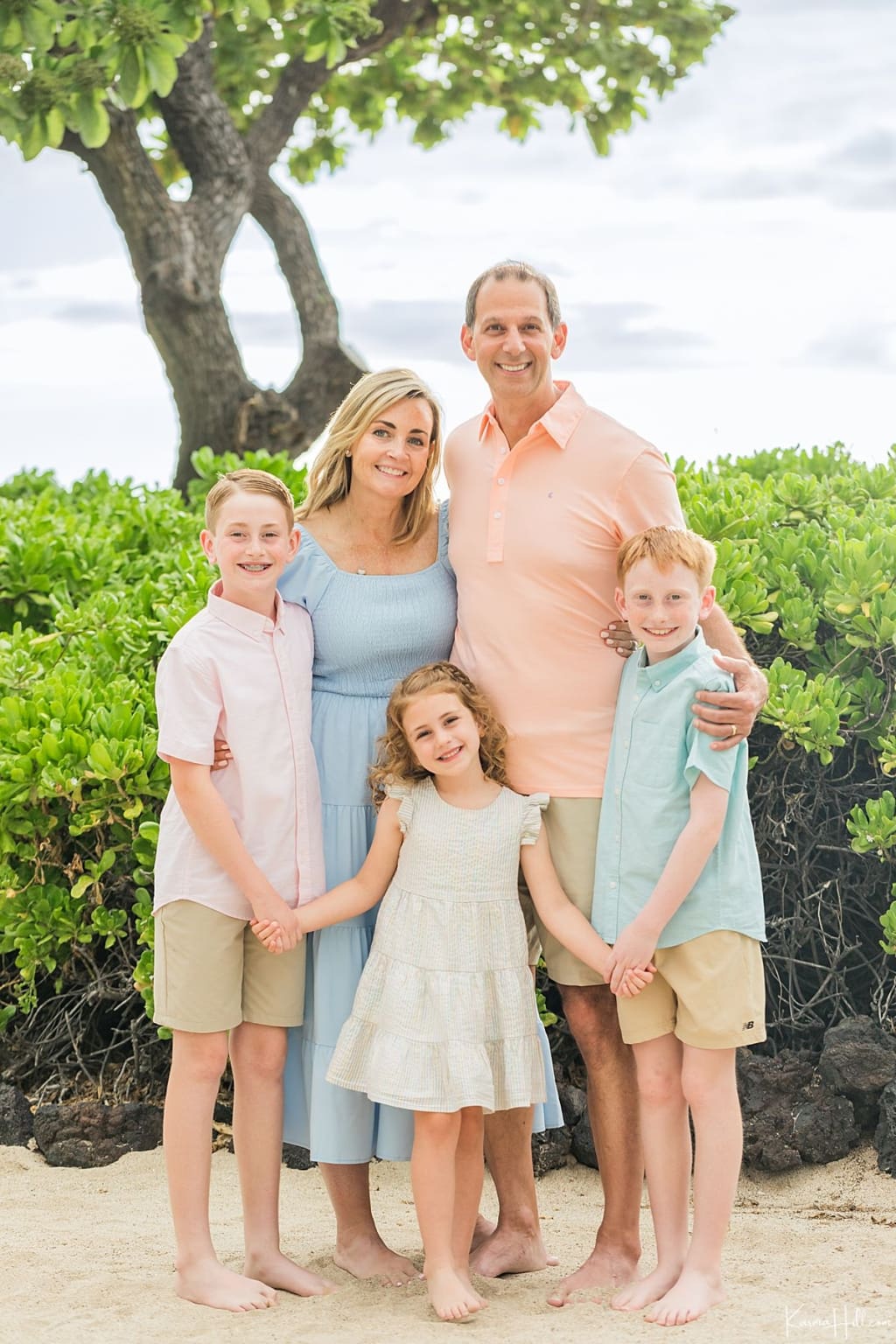 Haddad Family's Stunning Big Island Family Portraits