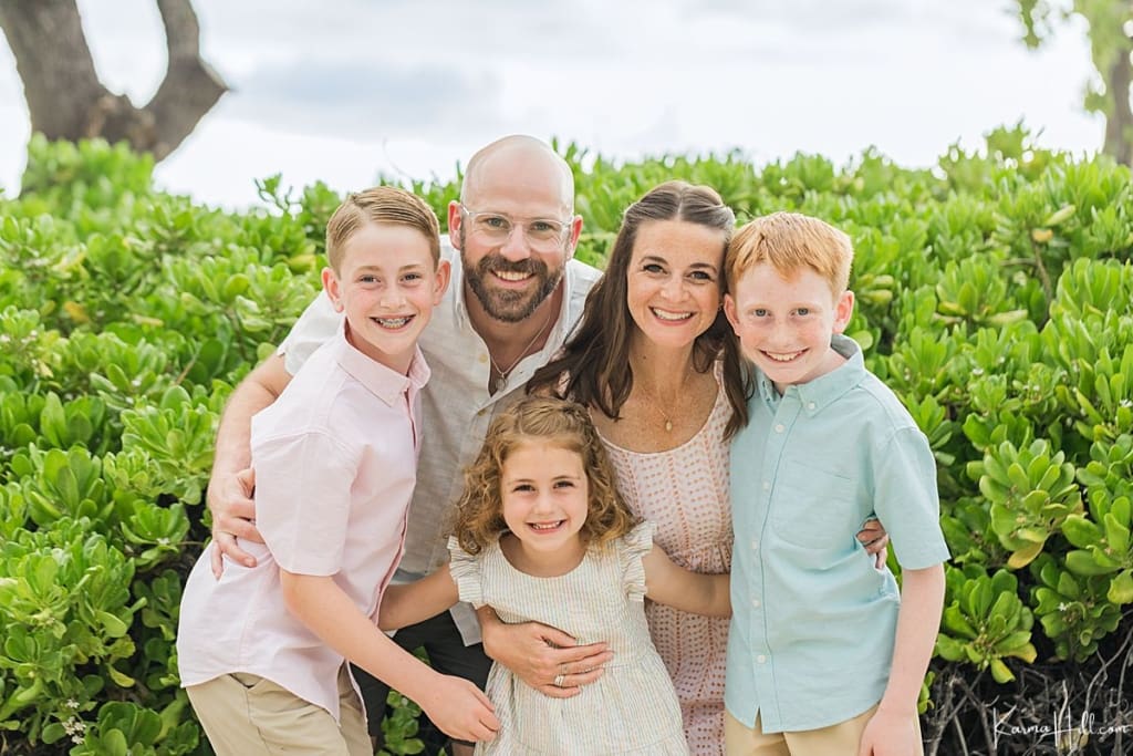 Haddad Family's Stunning Big Island Family Portraits