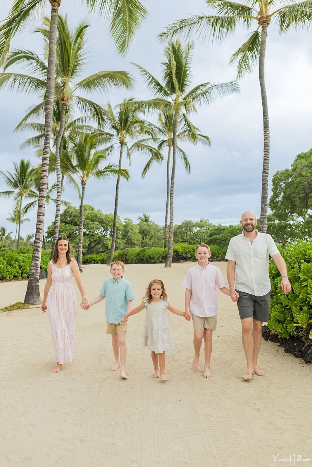 Haddad Family's Stunning Big Island Family Portraits