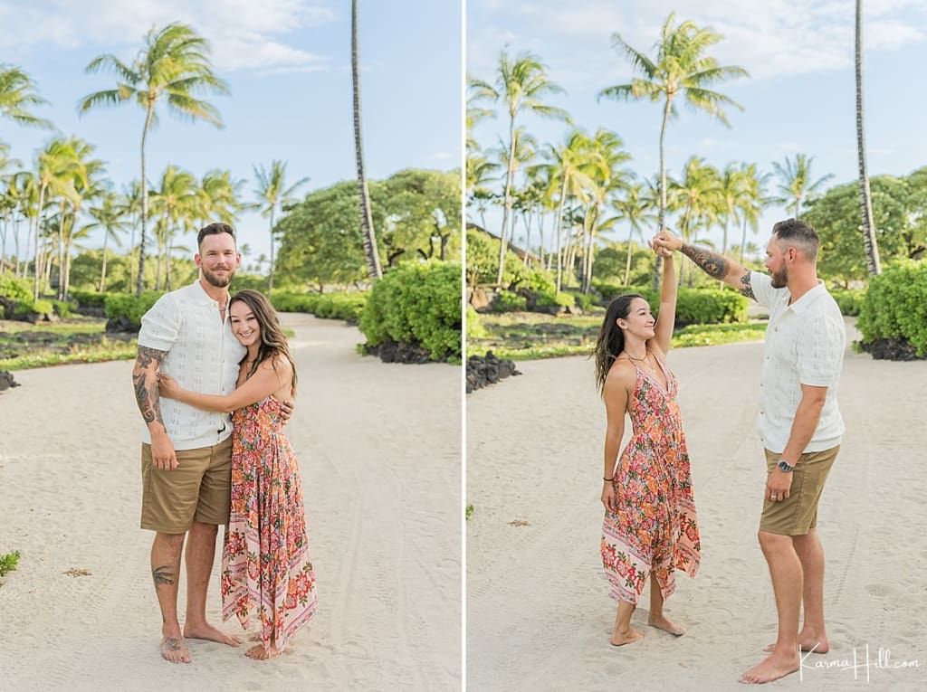 A Life With You - Jacob & Sasha's Big Island Proposal Portrait