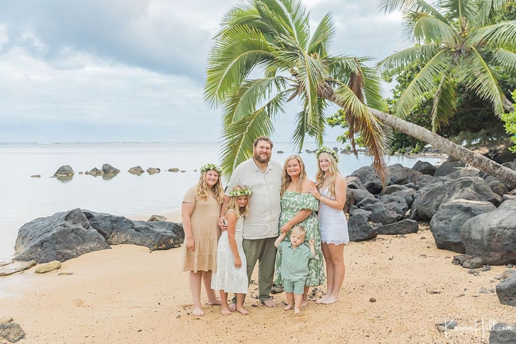 Loving The Beach - The Shirley's Kauai Family Portrait
