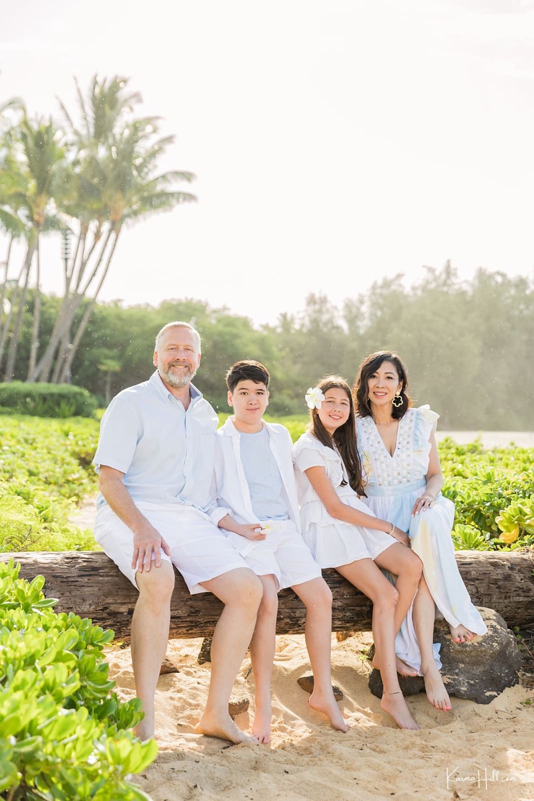 First Time Adventure - The Thigpen's Kauai Family Portrait