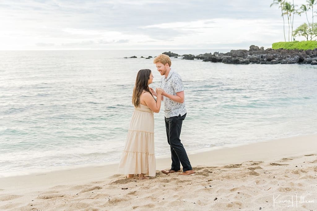 Beyond Happy - Cameron & Emma's Big Island Proposal Portrait