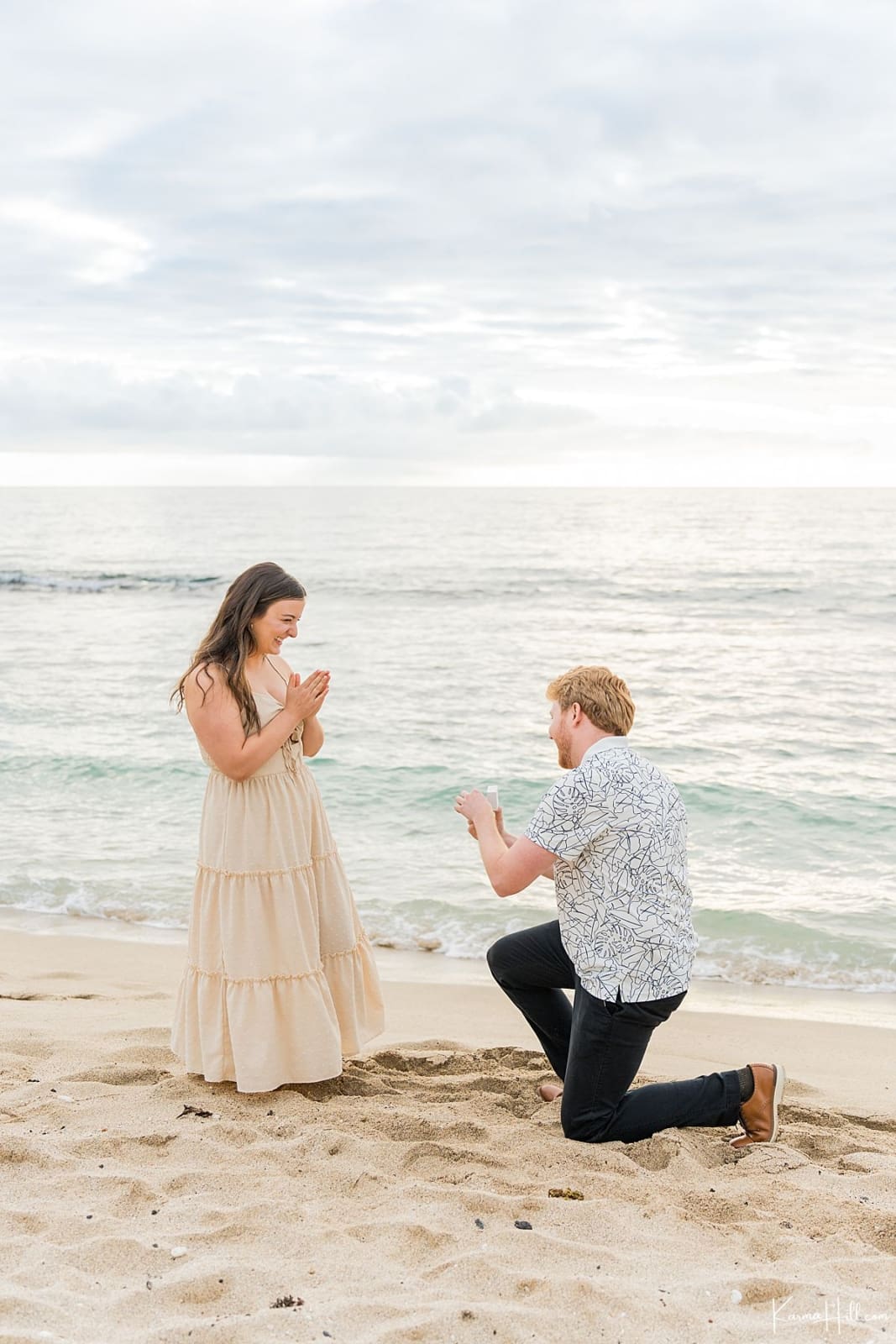 Beyond Happy - Cameron & Emma's Big Island Proposal Portrait