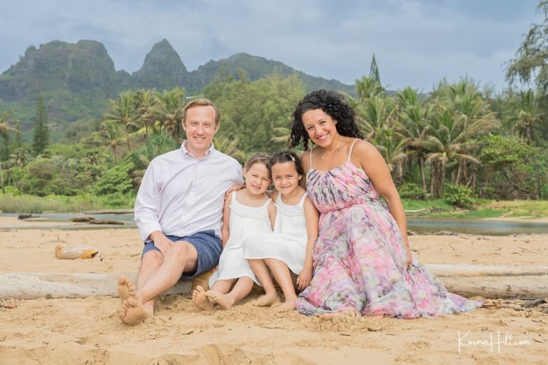 A Change Of Scenery - The Kerr's Kauai Family Portrait