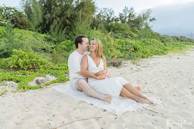 Laughing & Loving - Lauren & Morgan's Maui Engagement Portrait