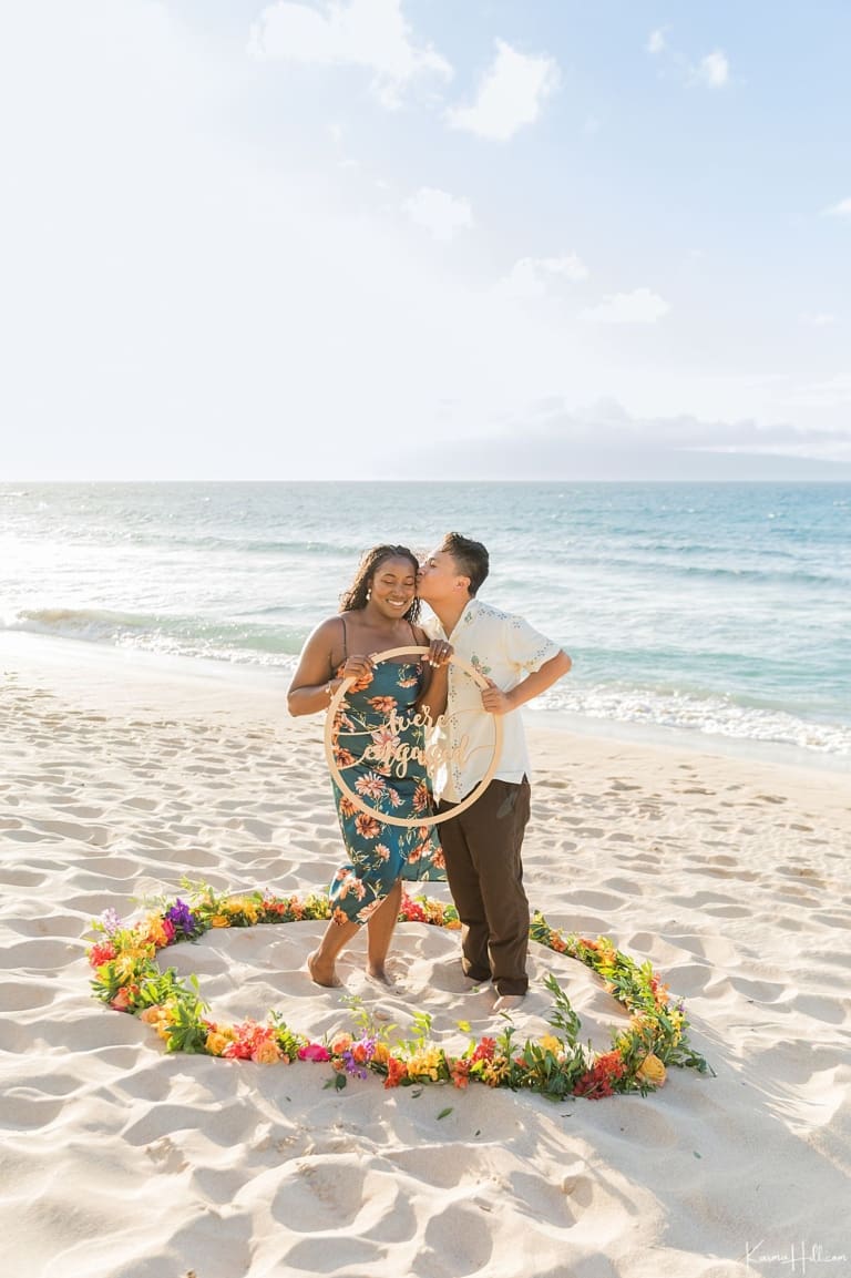 Happy News - Minqi & Chloe's Maui Proposal Photographer