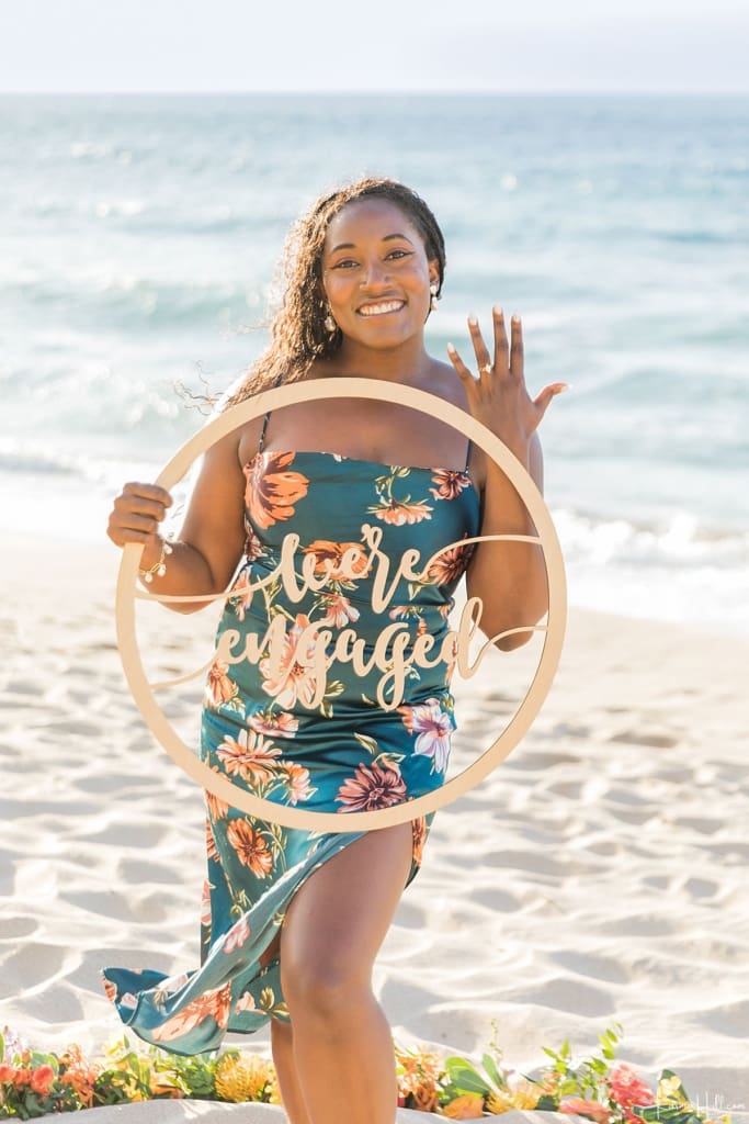 Happy News - Minqi & Chloe's Maui Proposal Photographer