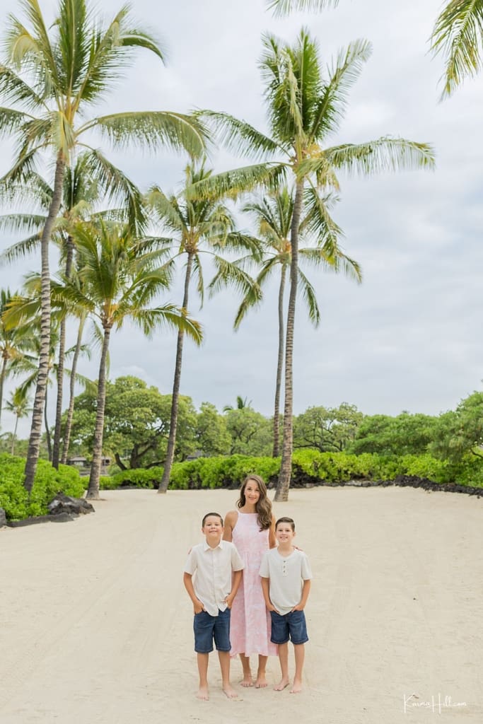 With My Boys - The Seffer's Big Island Family Portrait