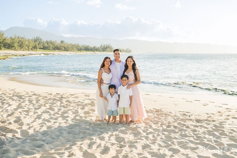 Returning Home - The Kaio's Oahu Family Portrait
