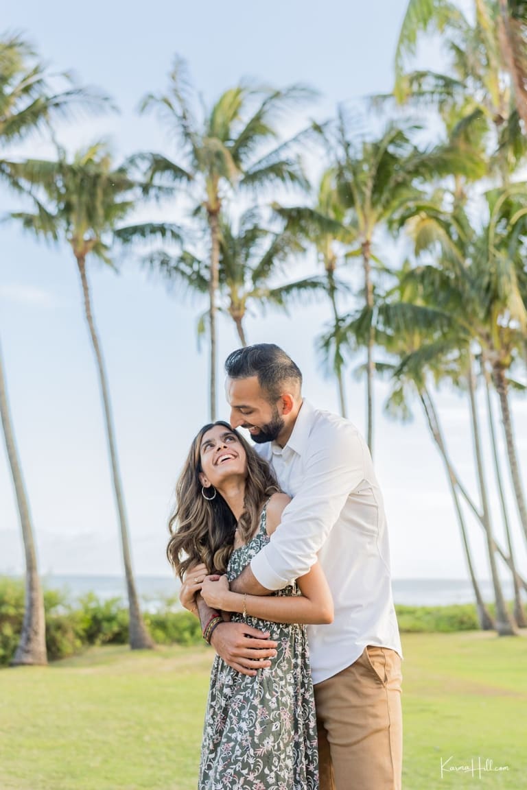 She's The One - Keyur & Nrupa's Kauai Proposal Portrait