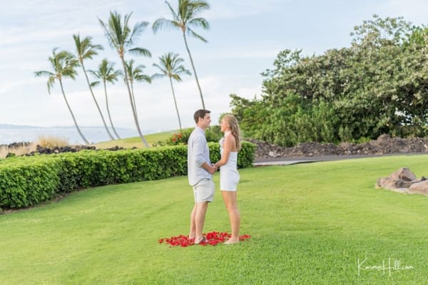 Yes To Forever - Joe & Katie's Big Island Proposal Portrait