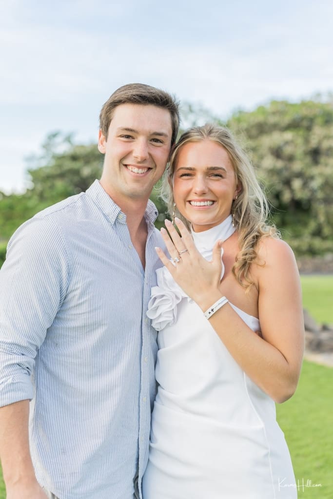 Yes To Forever - Joe & Katie's Big Island Proposal Portrait