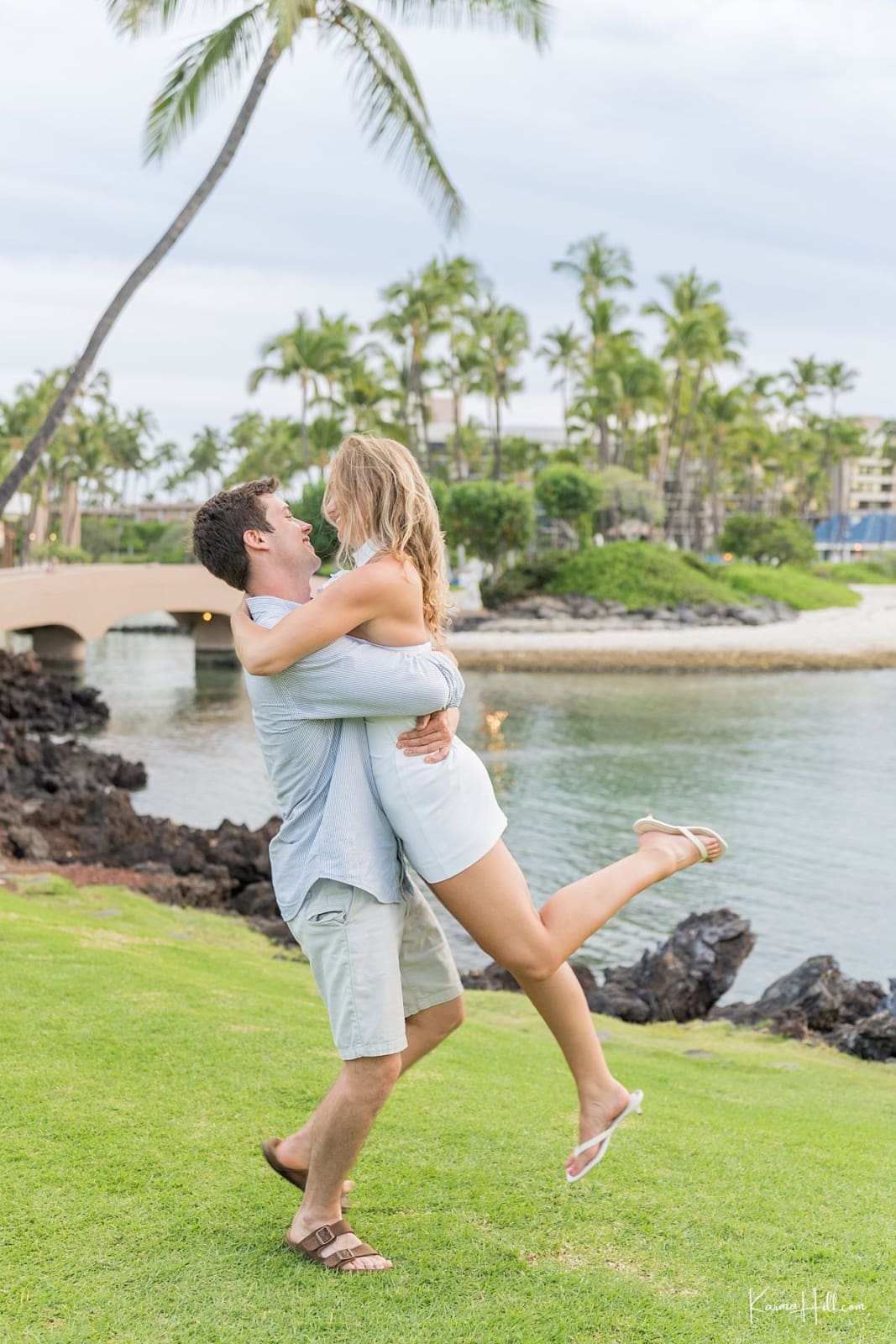 Yes To Forever - Joe & Katie's Big Island Proposal Portrait