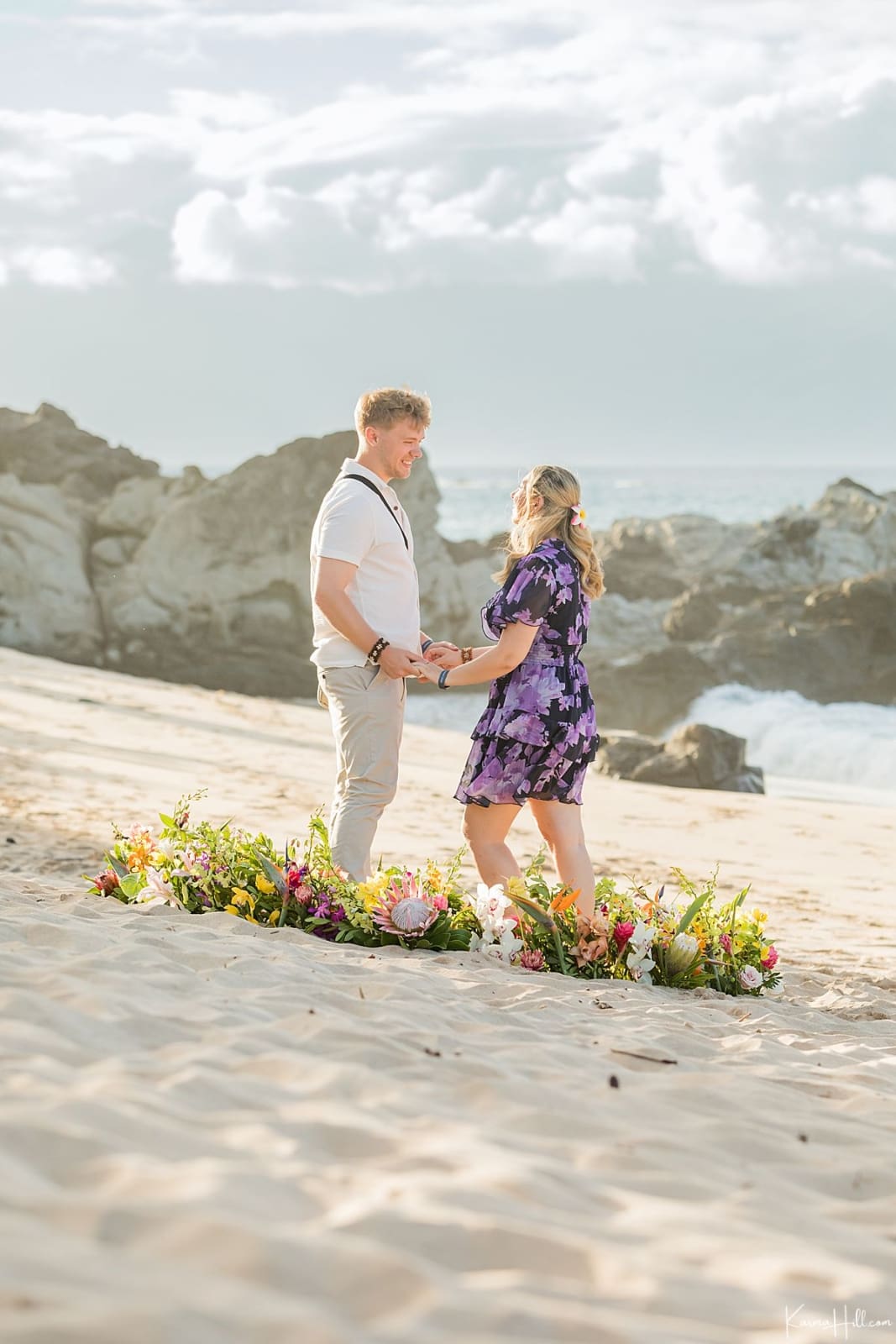 Forever Yours - Matthew & Chloe's Maui Proposal Portrait