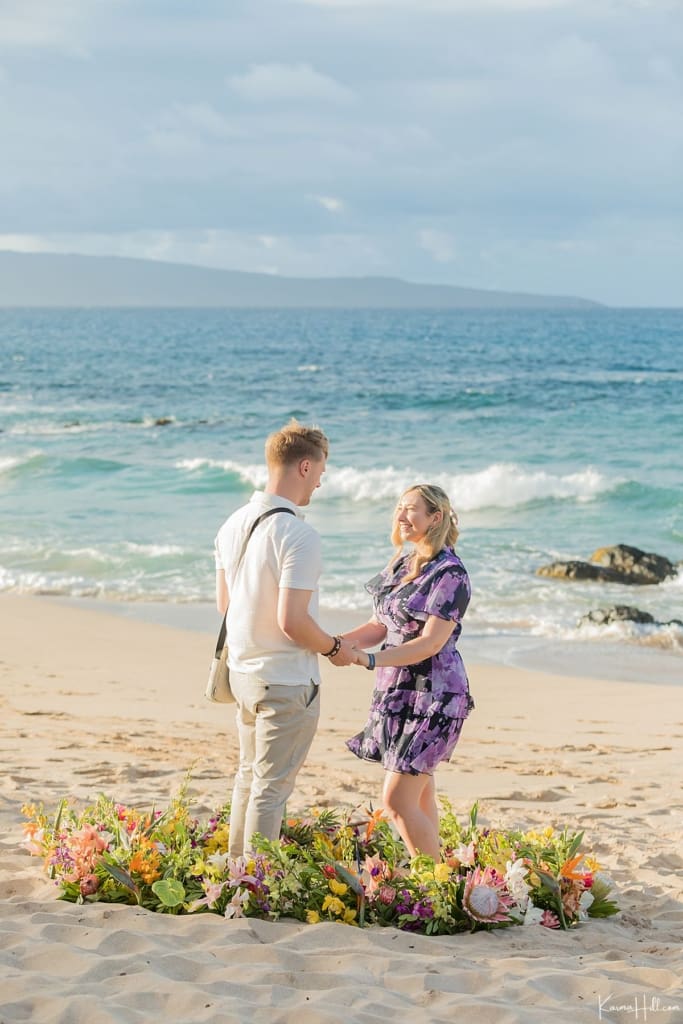 Forever Yours - Matthew & Chloe's Maui Proposal Portrait