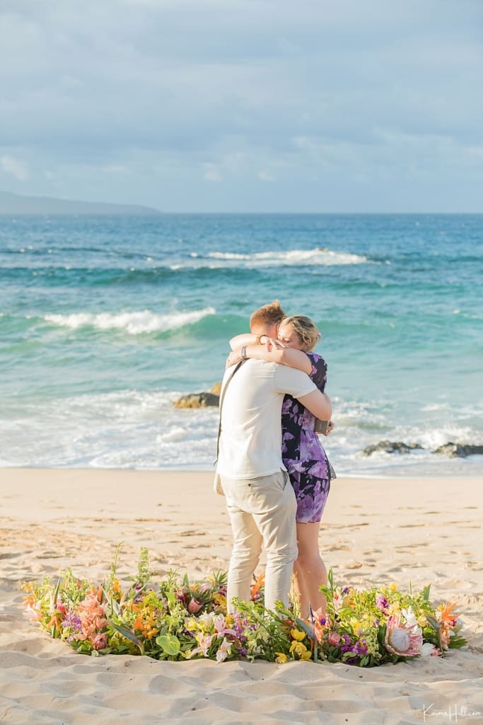 Forever Yours - Matthew & Chloe's Maui Proposal Portrait