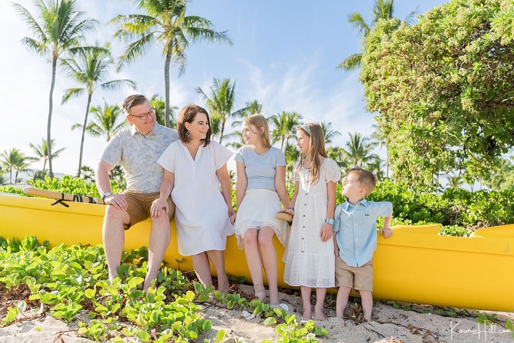 First Timers - The Riter's Big Island Family Portrait