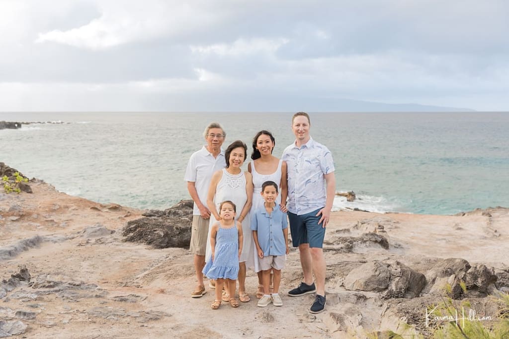 As A Family - The Mosier-Chan's Maui Family Portrait