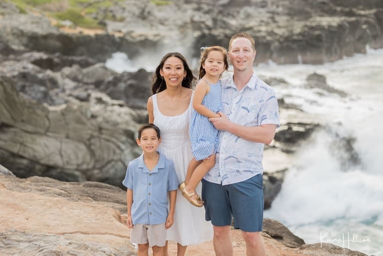As A Family - The Mosier-Chan's Maui Family Portrait