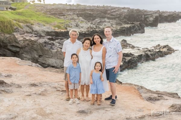 As A Family - The Mosier-Chan's Maui Family Portrait