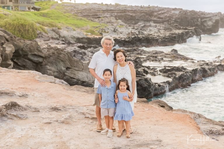 As A Family - The Mosier-Chan's Maui Family Portrait