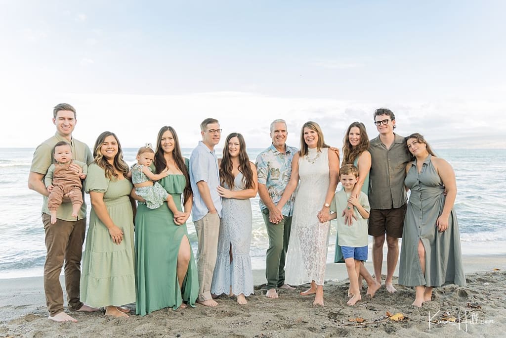 Blended Love - The Traut's Big Island Family Portrait
