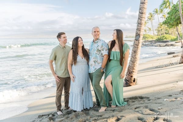 Blended Love - The Traut's Big Island Family Portrait