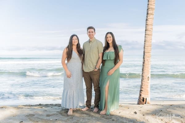 Blended Love - The Traut's Big Island Family Portrait