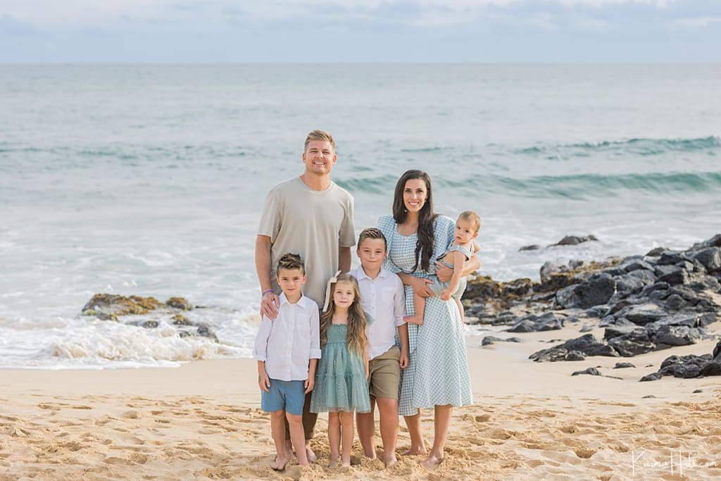 Quality Time Together - The Cowley's Kauai Family Portrait