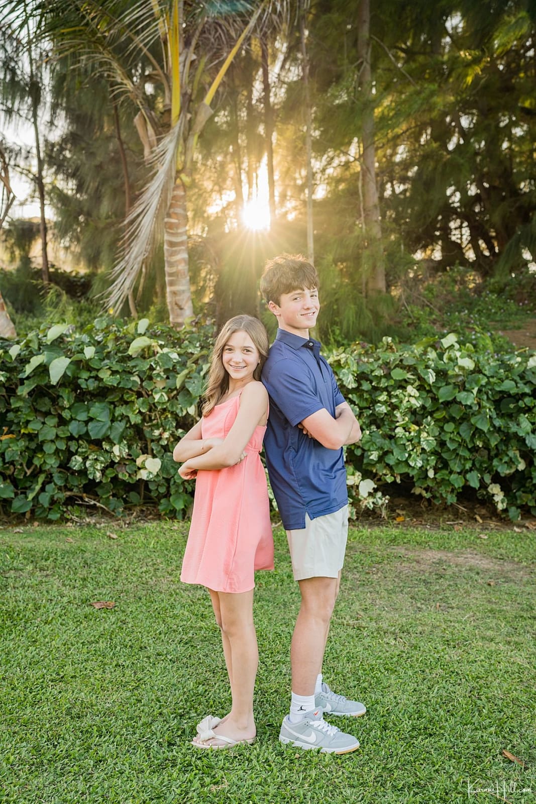 Family Game Time - The Thompsons' Maui Family Portrait