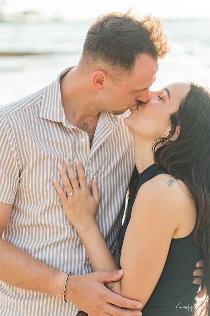 Joyful Yes - Cody & Jenna's Big Island Proposal Portrait