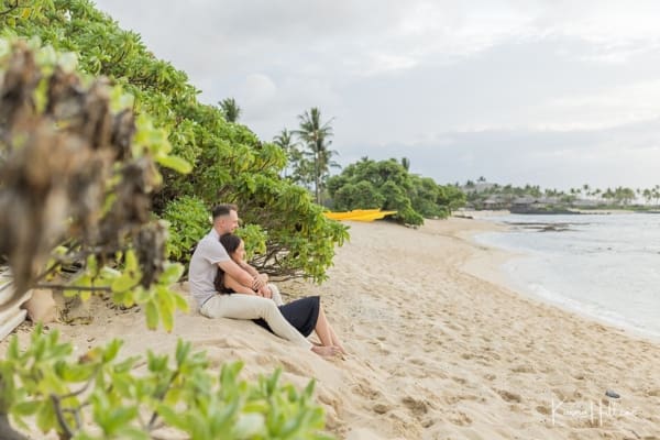 Joyful Yes - Cody & Jenna's Big Island Proposal Portrait