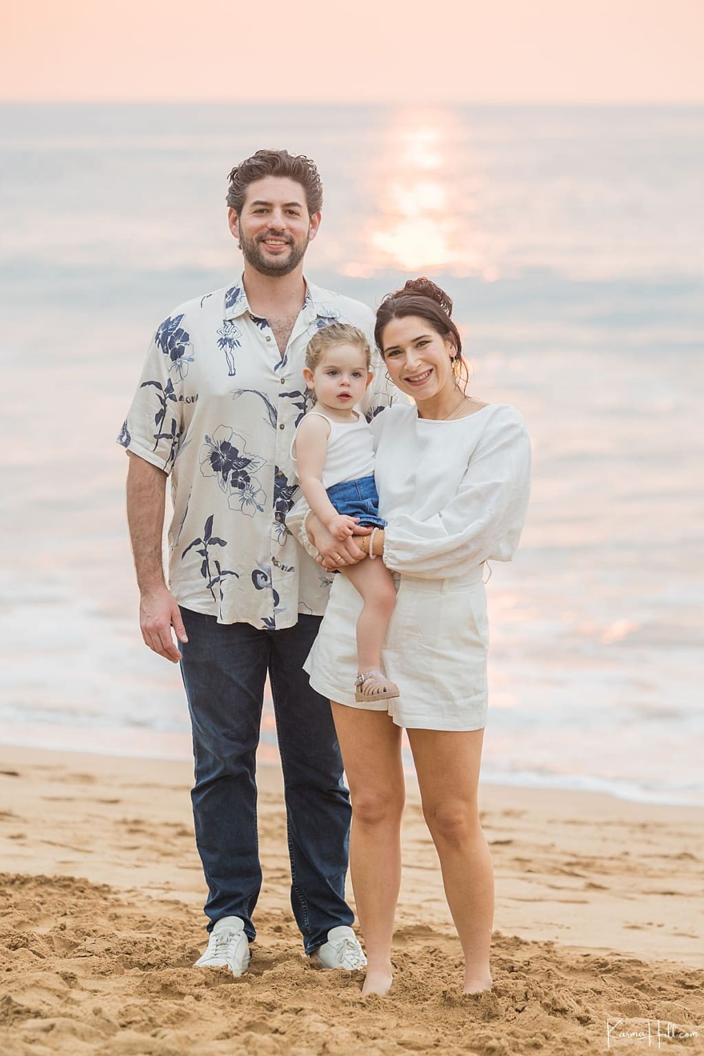 Ringing In The New Year - The Long's Maui Family Portrait