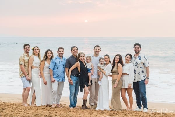 Ringing In The New Year - The Long's Maui Family Portrait